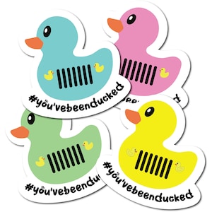 Magnet Me up You've Been Ducked Cute Vehicle Duck Magnets, Ducking Game ...