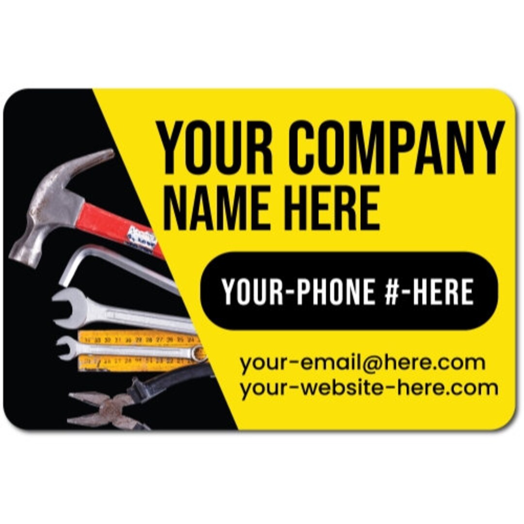 Magnet Me up Builder and Contractor Customizable and Personalized ...