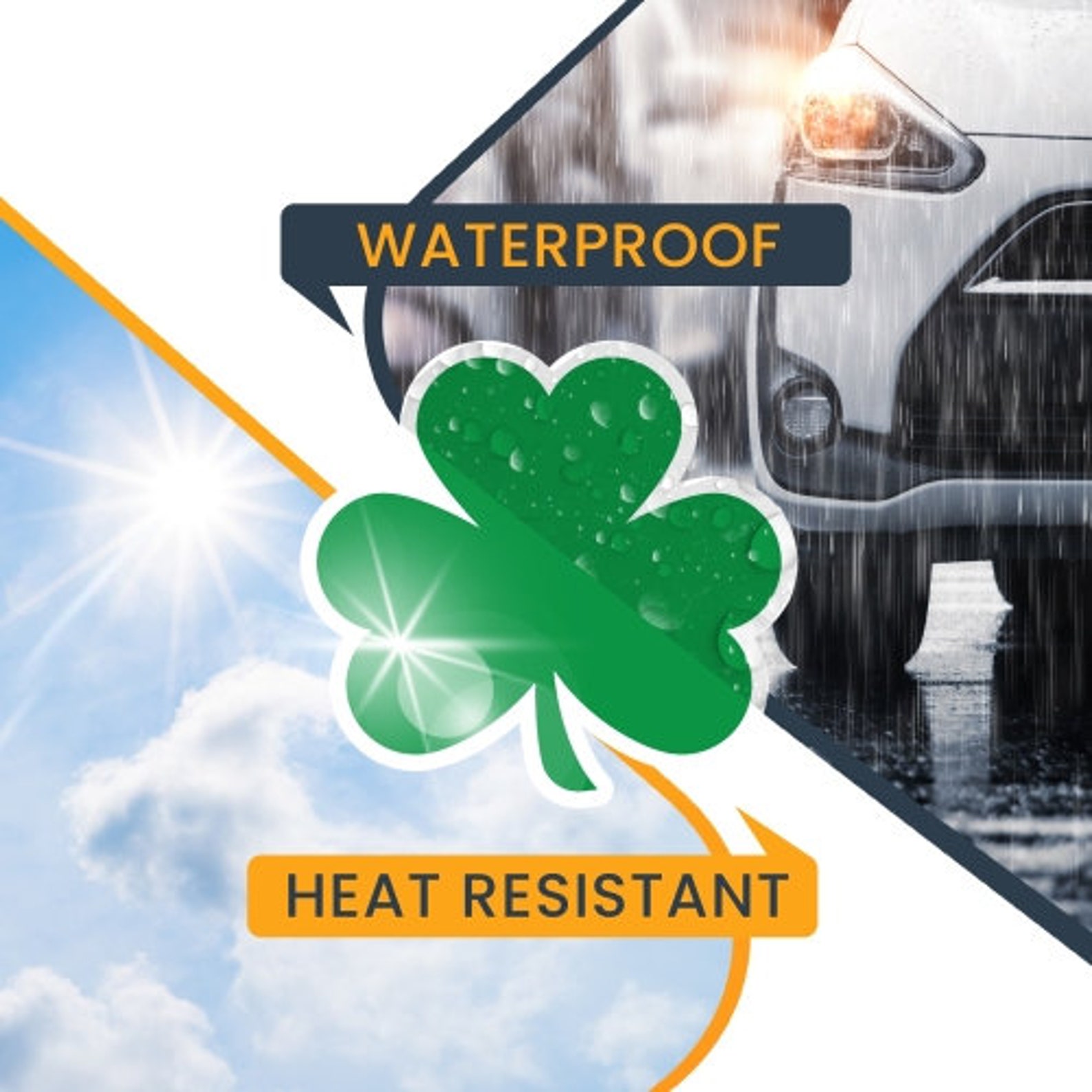 Green Shamrock Car Magnet 5-3/4 Decal Heavy Duty for Car Truck SUV - Etsy