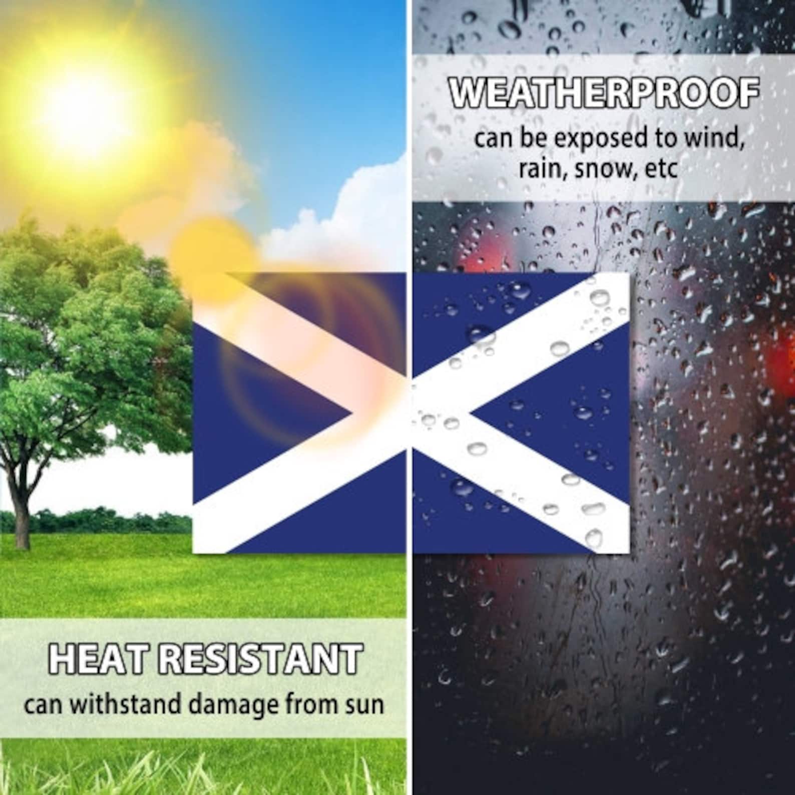 Scotland Scottish Flag Car Magnet Decal 4 X 6 Heavy Duty for - Etsy