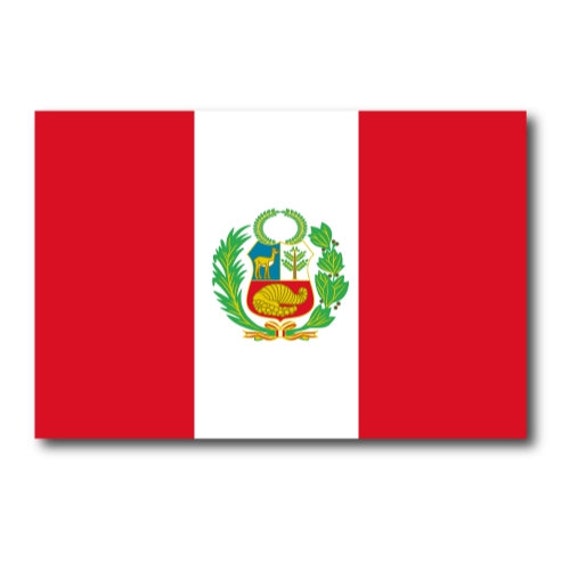 Peru Peruvian Flag Car Magnet Decal 4 X 6 Heavy Duty for Car - Etsy