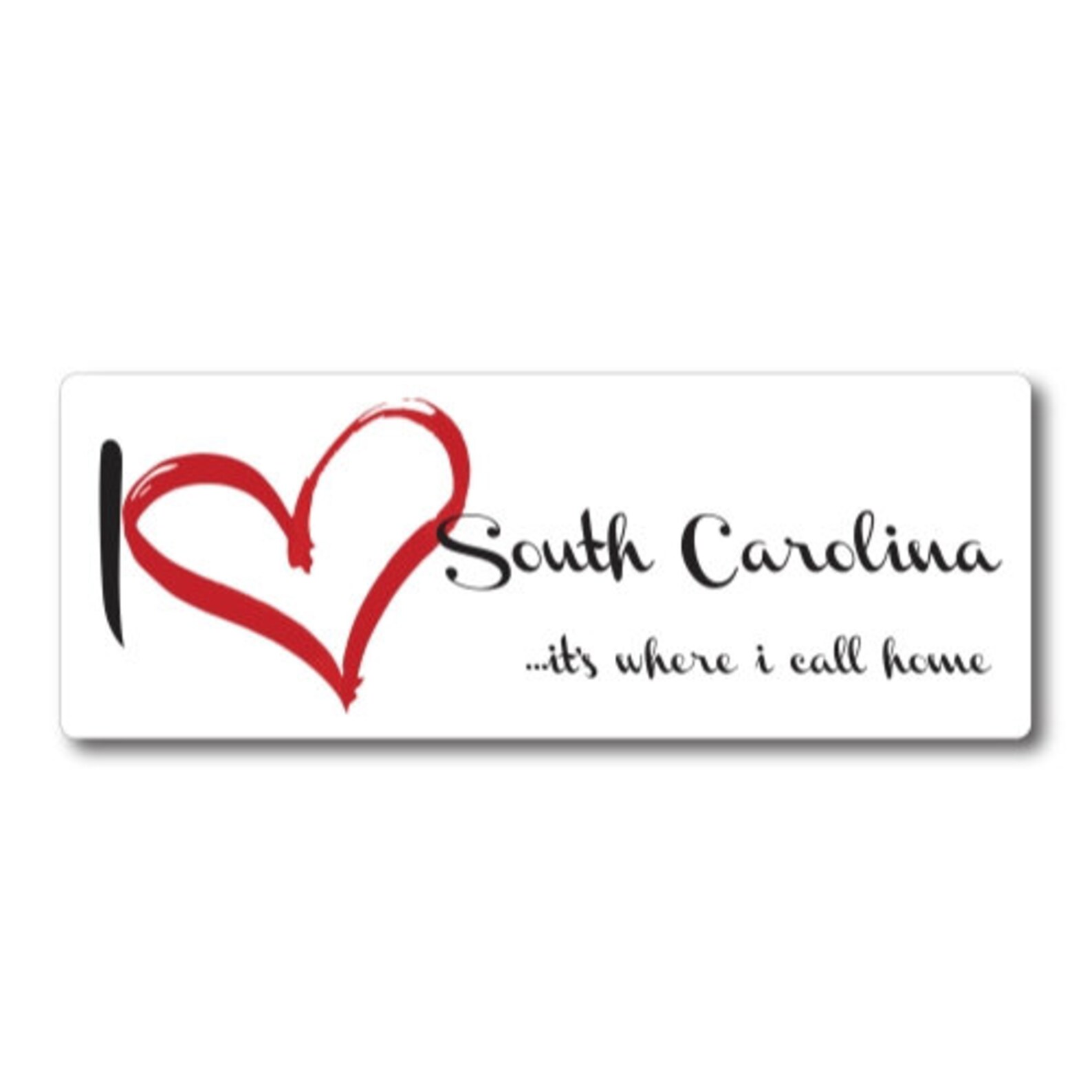 I Love heart South Carolina It's Where I Call Home Car - Etsy Italia