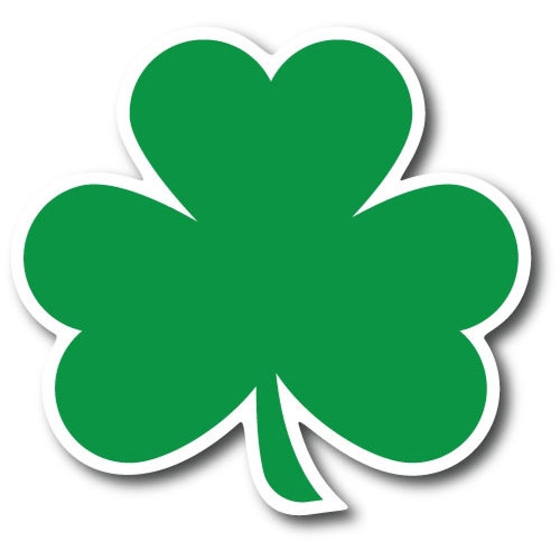 Green Shamrock Car Magnet 5-3/4 Decal Heavy Duty for - Etsy