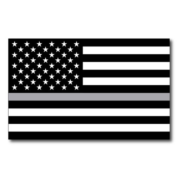 Thin Silver Line American Flag Magnet Decal 5x8 Heavy Duty for - Etsy