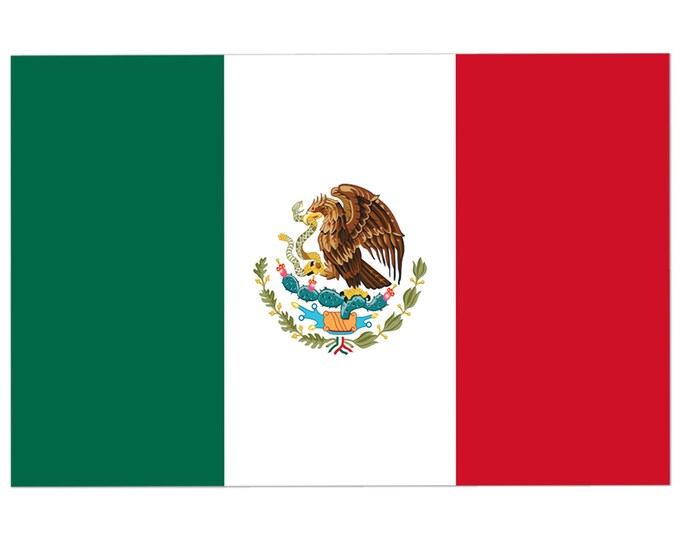 Mexico Flag 3'x5' Flag - Country of Mexico - Premium Polyester 36 X 60 ...