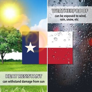 Texas Car Magnet US State Flag Refrigerator Locker SUV Heavy Duty ...