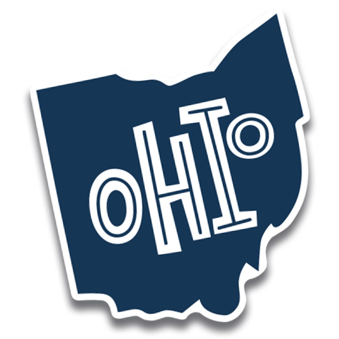 Magnet Me up Ohio State Magnet Decal- 5x4.4"collectible US State Shaped ...