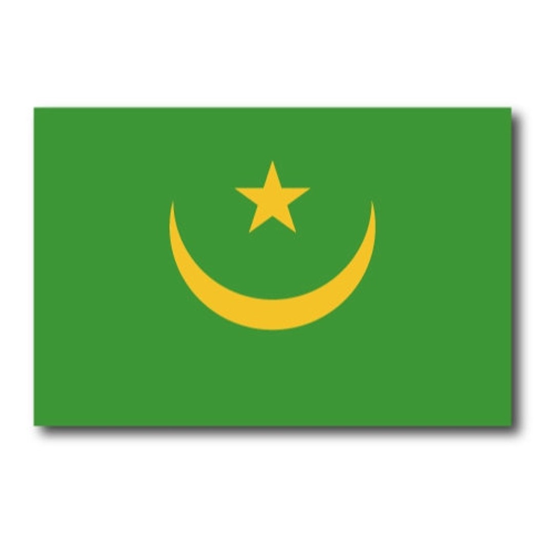 Mauritania Flag Car Magnet Decal - 4 X 6 Heavy Duty for Car Truck SUV ...