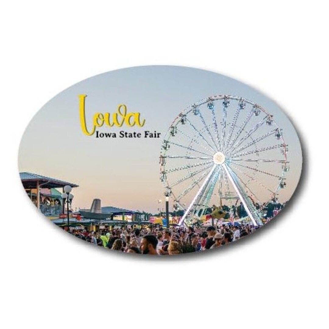 Magnet Me up Iowa State Fair Magnet Decal, 4x6 In, Automotive Magnet ...