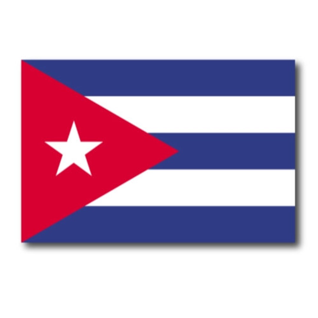 Cuba Cuban Flag Car Magnet Decal - 4 X 6 Heavy Duty for Car Truck SUV ...