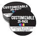 Magnet Me up Customizable 5 Inch Round Magnet Pack, 25 Piece, for ...