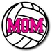 Volleyball Mom Car Magnet 5" Round Heavy Duty for Car Truck SUV ...
