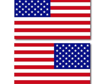 American Flag Car Magnet Decal 2 Pack 5 X 8 Heavy Duty for | Etsy