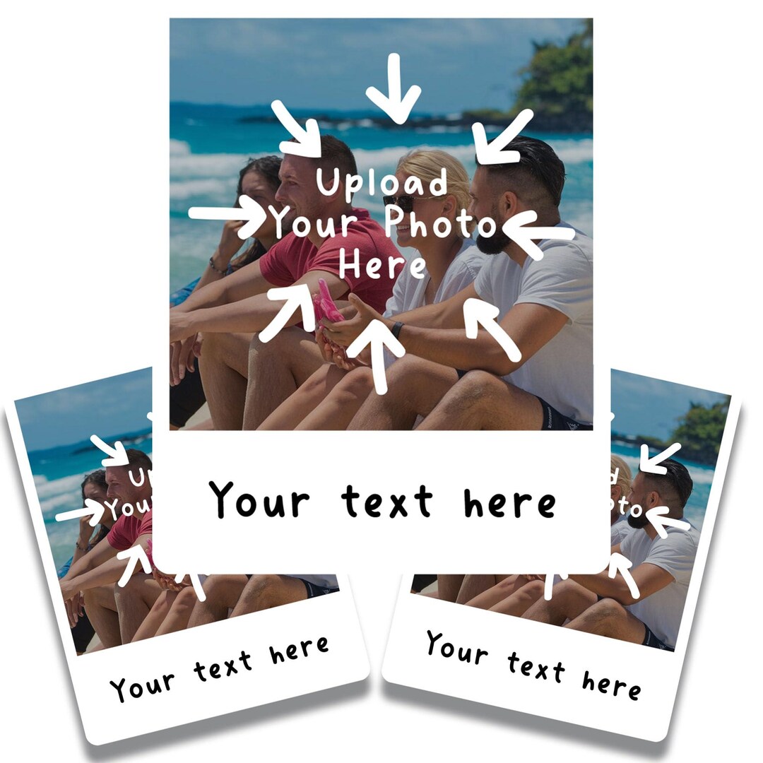 Magnet Me up Custom Instant Photo Film Style Fridge Magnet Frame ...