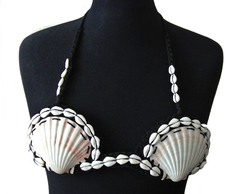 Black BH Top of Shell and Cowrie Shells - Etsy