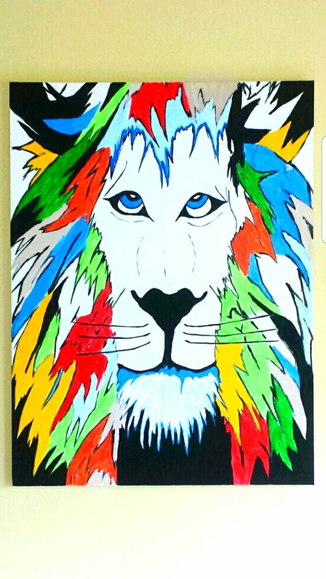 Colorful Wall Canvas Paintings - Etsy UK