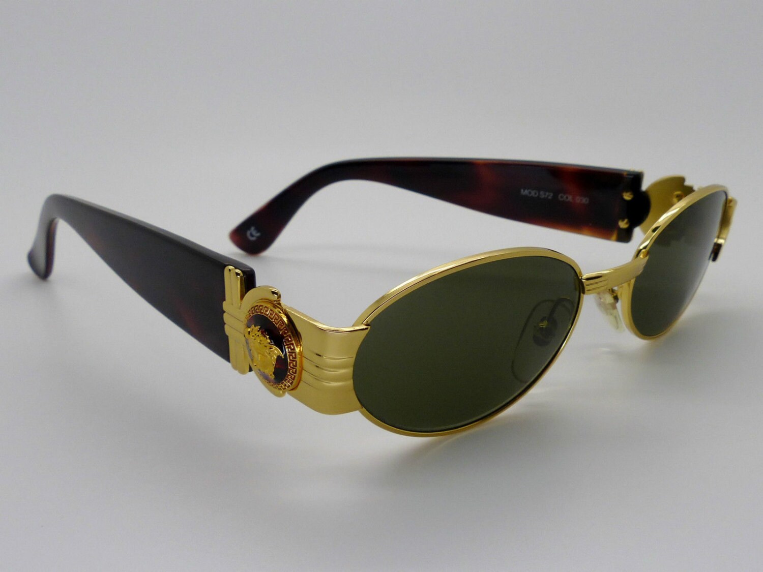 Genuine Rare Vintage Gianni Versace Medusa Sunglasses Mod S72 Etsy