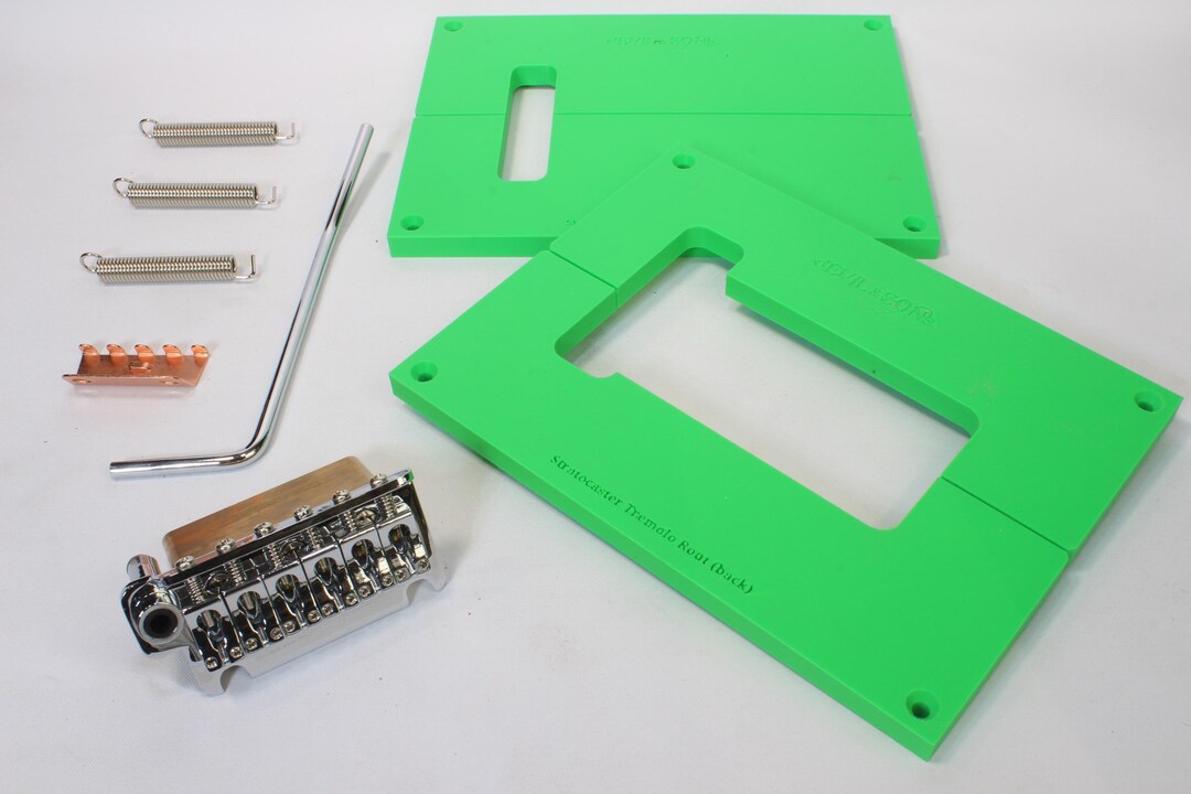 Stratocaster Tremolo Router Template (left and Right Handed Variations ...