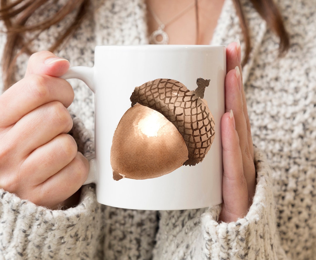 Acorn Mug - Acorn Lover Gift - Acorn Coffee Mug - Unique Acorn Gifts - Etsy
