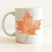 Maple Leaf Mug Maple Leaf Lover Gift Maple Leaf Coffee Mug Unique Maple ...
