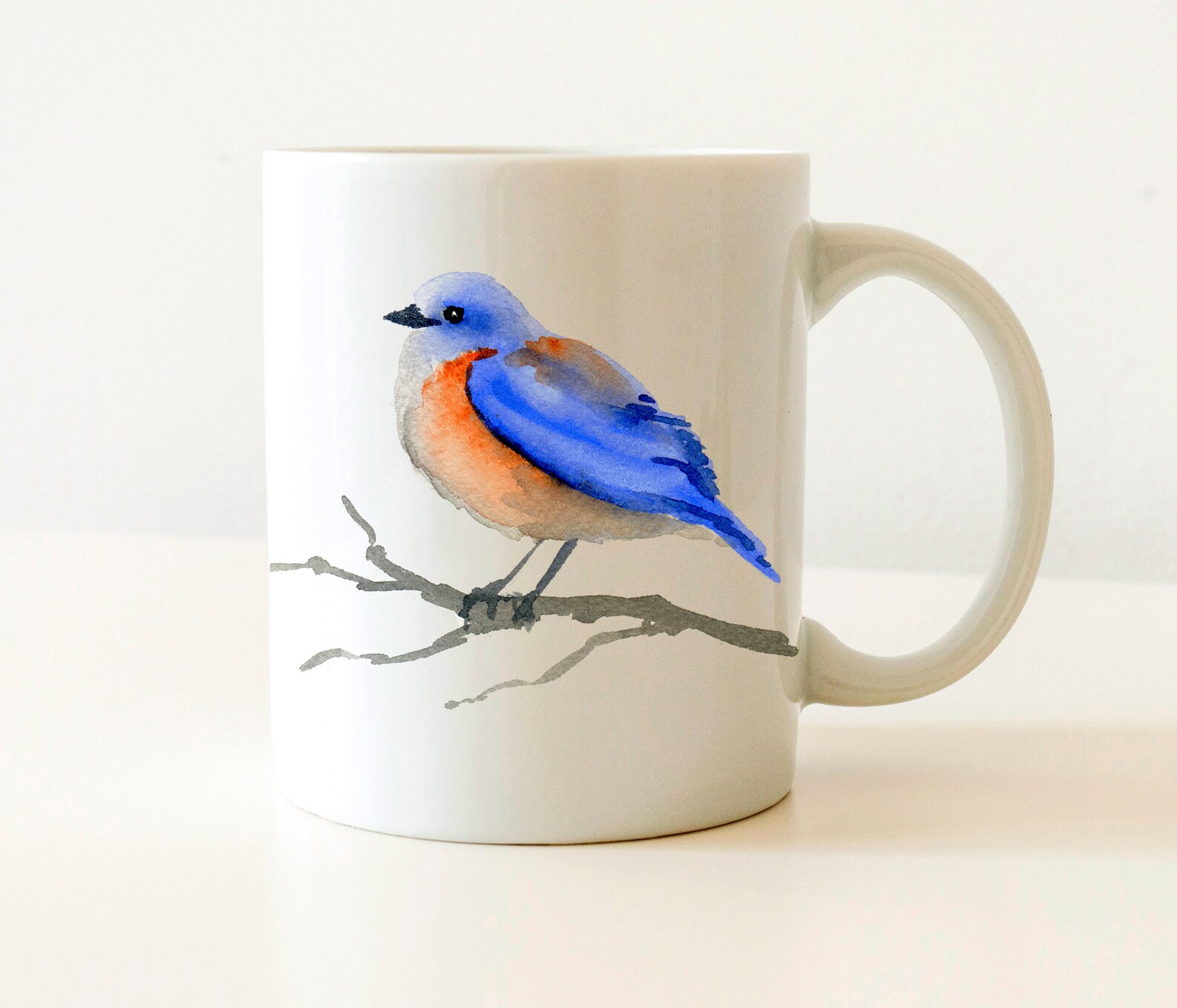 Bluebird Mug Blue Bird Lover Gift Blue Bird Coffee Mug - Etsy