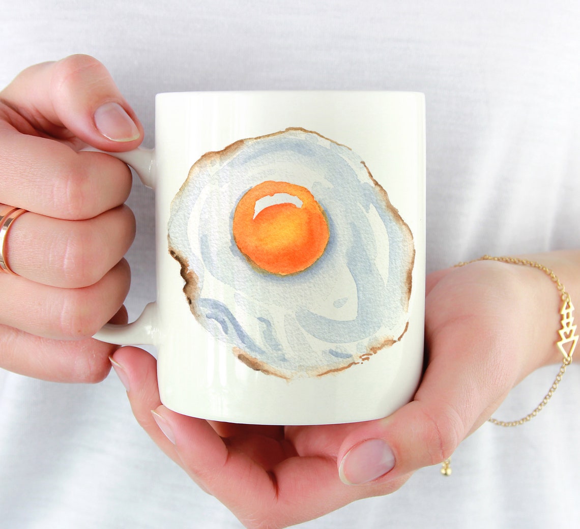 Fried Egg Mug Fried Eggs Lover Gift Fried Eggs Coffee Mug | Etsy