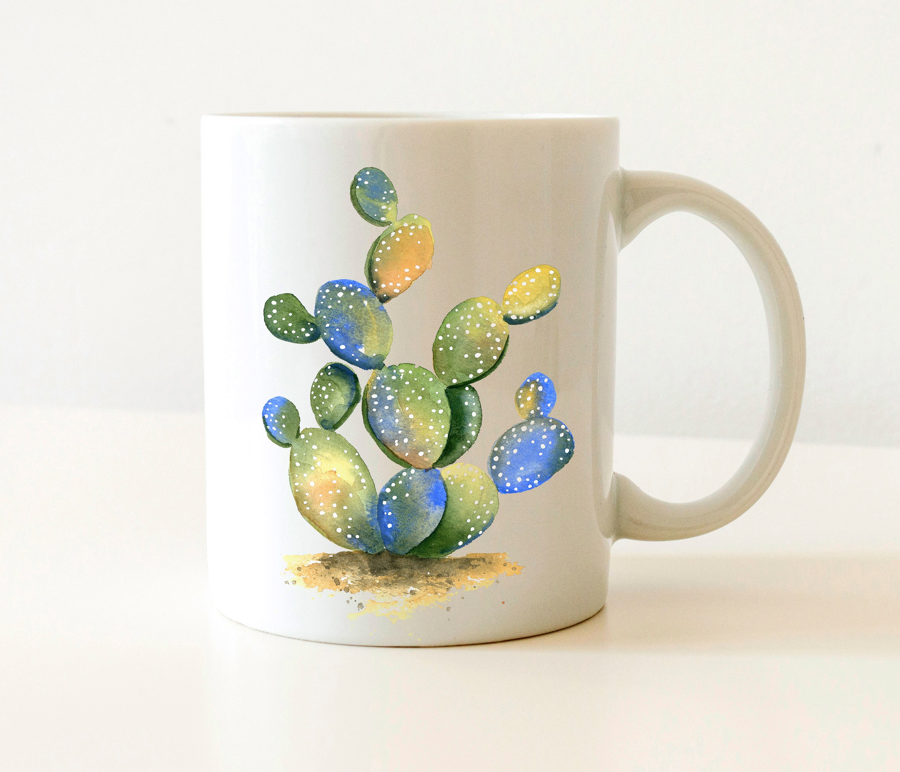 Cactus Mug Cactus Lover Gift Cactus Coffee Mug Unique | Etsy