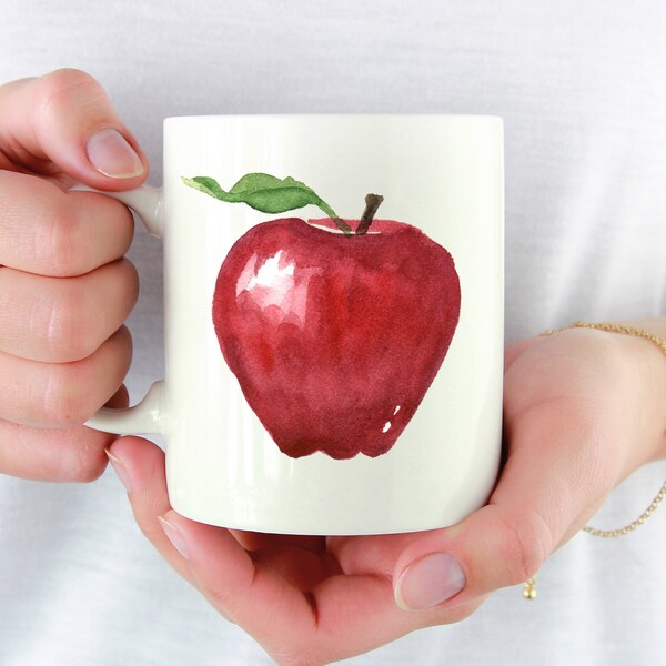 Apple Mug - Etsy