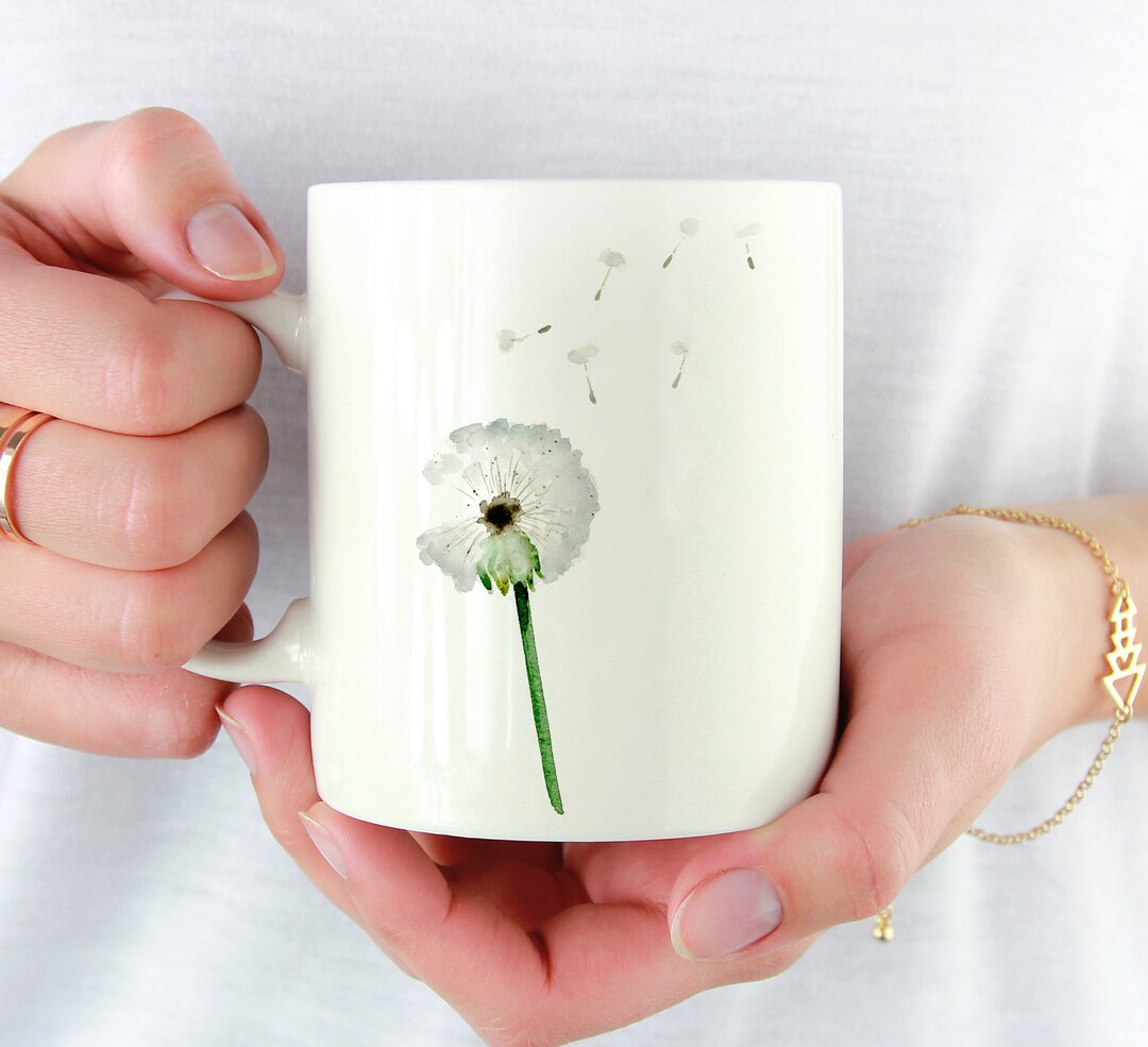 Dandelion Mug Dandelion Lover Gift Dandelion Coffee Mug Unique ...