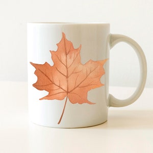 Maple Leaf Mug - Maple Leaf Lover Gift - Maple Leaf Coffee Mug - Unique ...