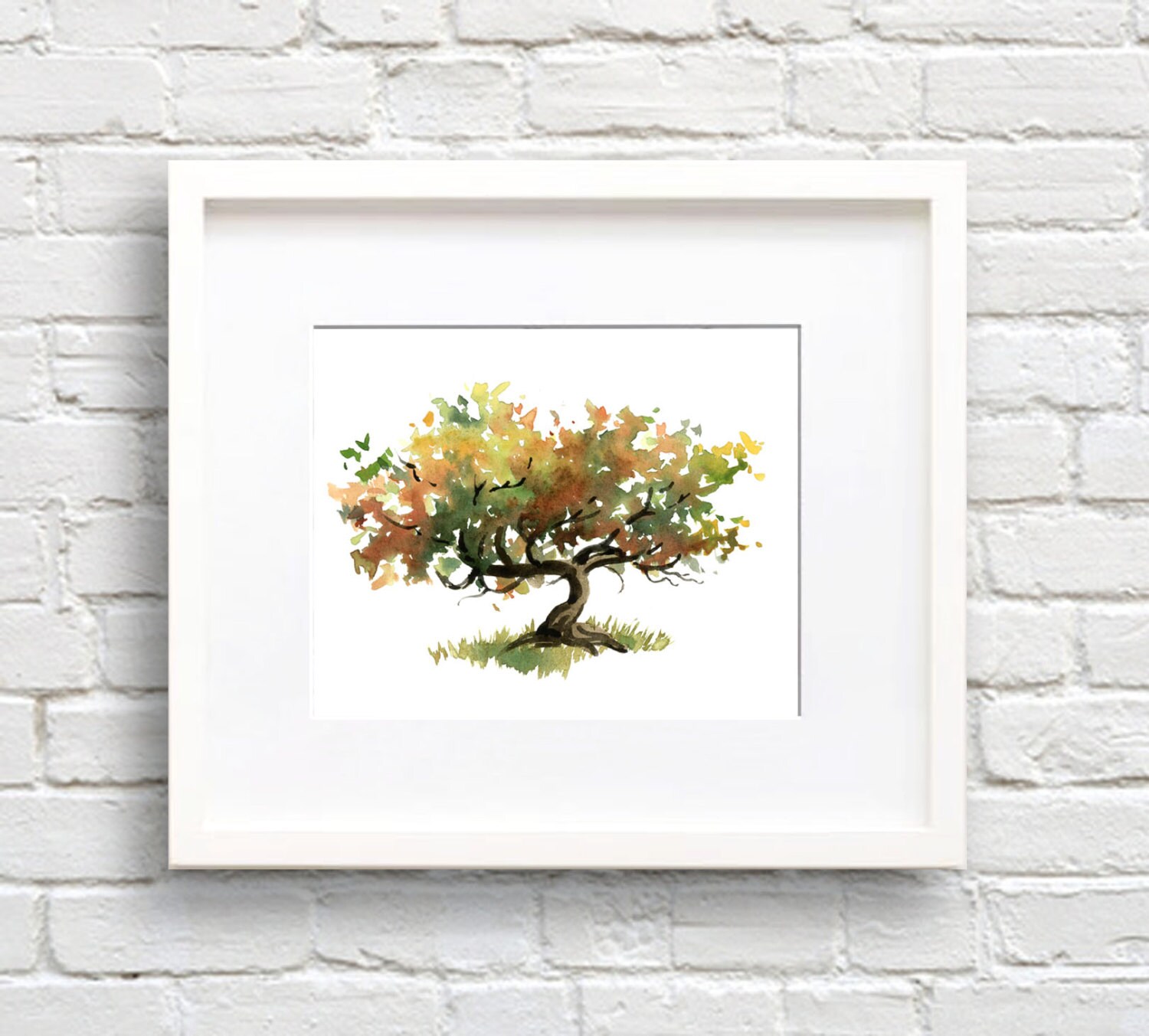 Grape Vine Art Print Wall Decor Grapevine Watercolor | Etsy