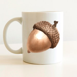 Acorn Mug - Acorn Lover Gift - Acorn Coffee Mug - Unique Acorn Gifts - Etsy
