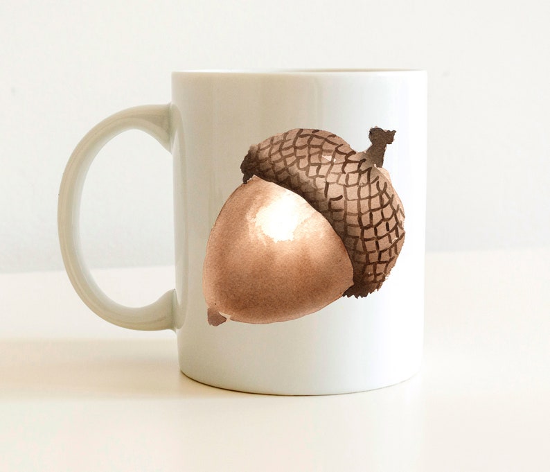 Acorn Mug Acorn Lover Gift Acorn Coffee Mug Unique Acorn - Etsy