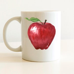Apple Mug - Apple Lover Gift - Apple Coffee Mug - Unique Apple Gifts - Etsy