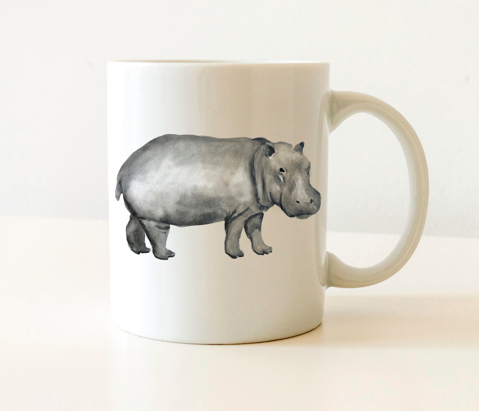 Hippo Mug Hippo Lover Gift Hippopotamus Coffee Mug | Etsy