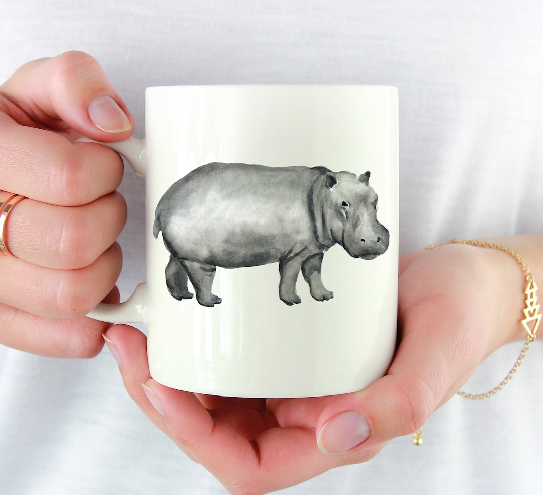 Hippo Mug Hippo Lover Gift Hippopotamus Coffee Mug - Etsy