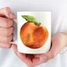 Peach Mug Peach Lover Gift Peach Coffee Mug Unique Peach Gifts - Etsy