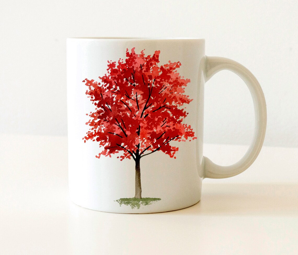 Maple Tree Mug Maple Tree Lover Gift Maple Tree Coffee Mug | Etsy