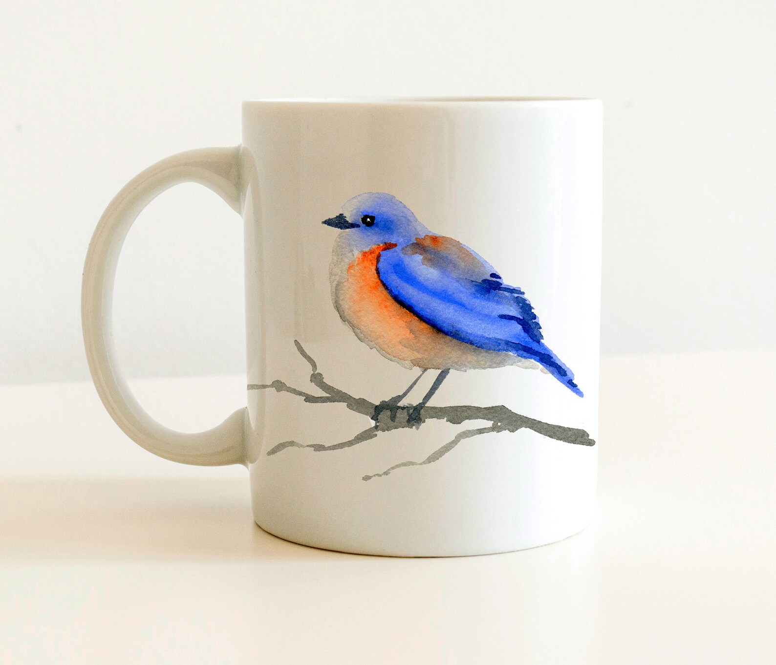 Bluebird Mug Blue Bird Lover Gift Blue Bird Coffee Mug - Etsy