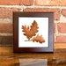 Oak Leaves Ceramic Tile Leaf Decorative Tile Tree Lover - Etsy