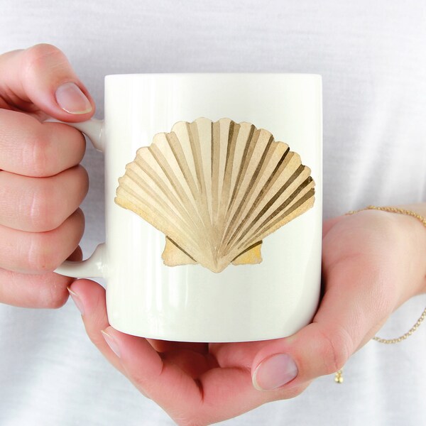 Sea Shell Mug - Etsy