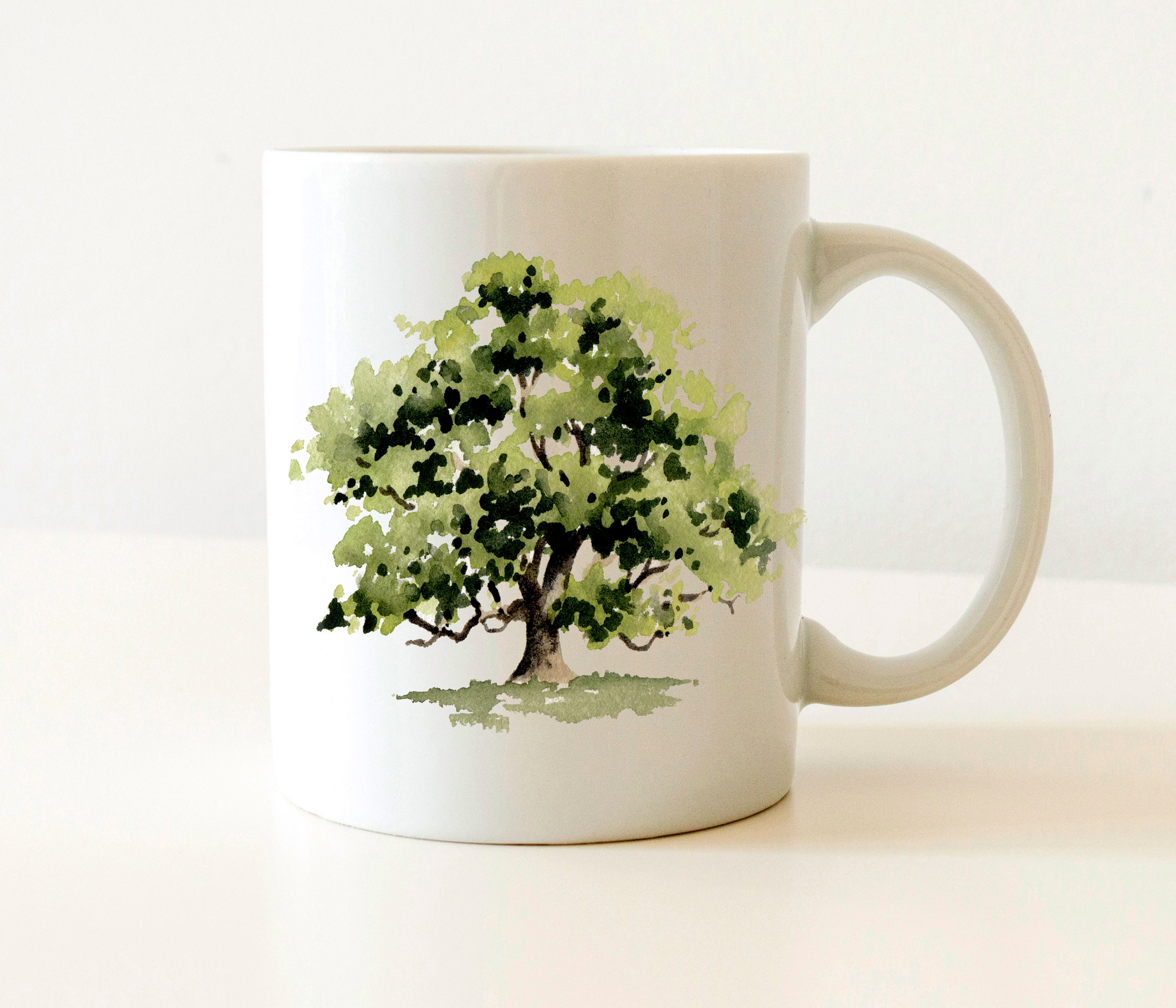 Oak Tree Mug Oak Tree Lover Gift Oak Tree Coffee Mug | Etsy