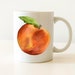 Peach Mug Peach Lover Gift Peach Coffee Mug Unique Peach Gifts - Etsy