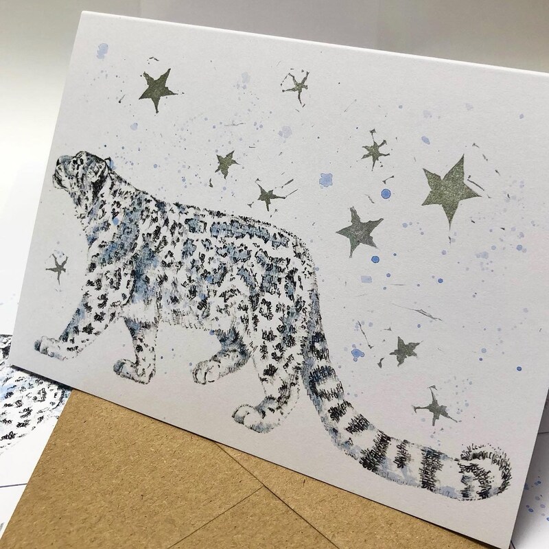 Snow Leopard - Etsy UK