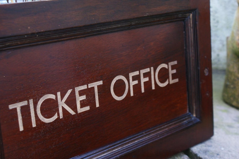 1920's Railway Ticket Office Hatch Door - Etsy