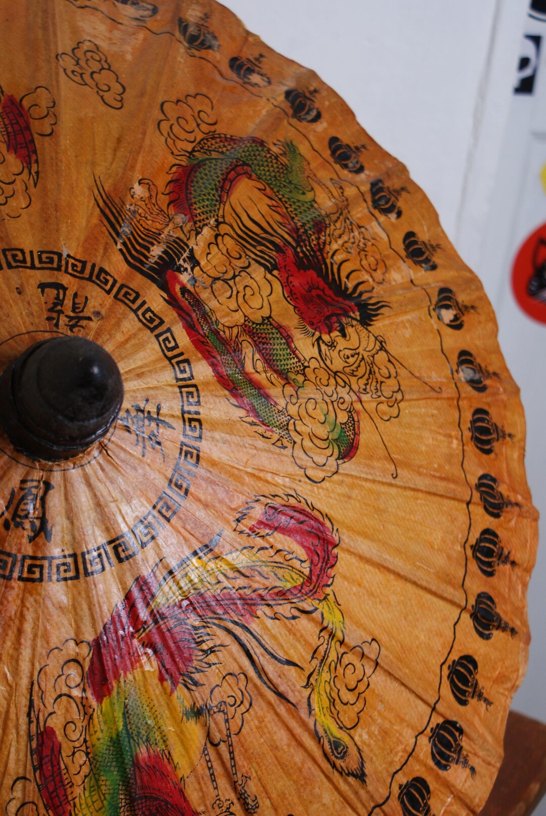 Traditional Vintage Chinese Oil Paper Parasol - Etsy