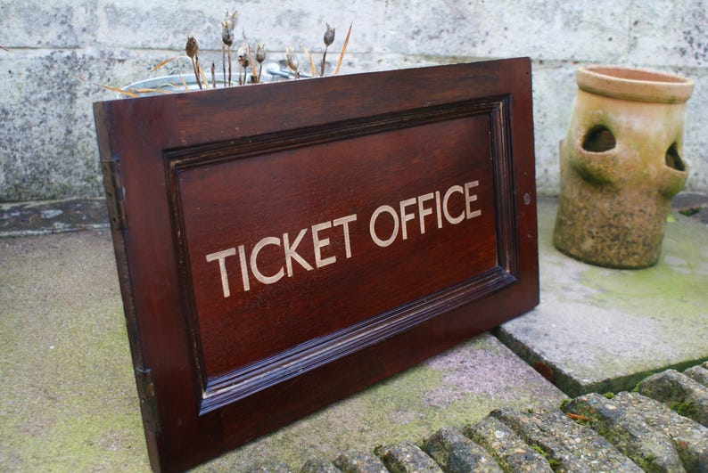1920's Railway Ticket Office Hatch Door - Etsy