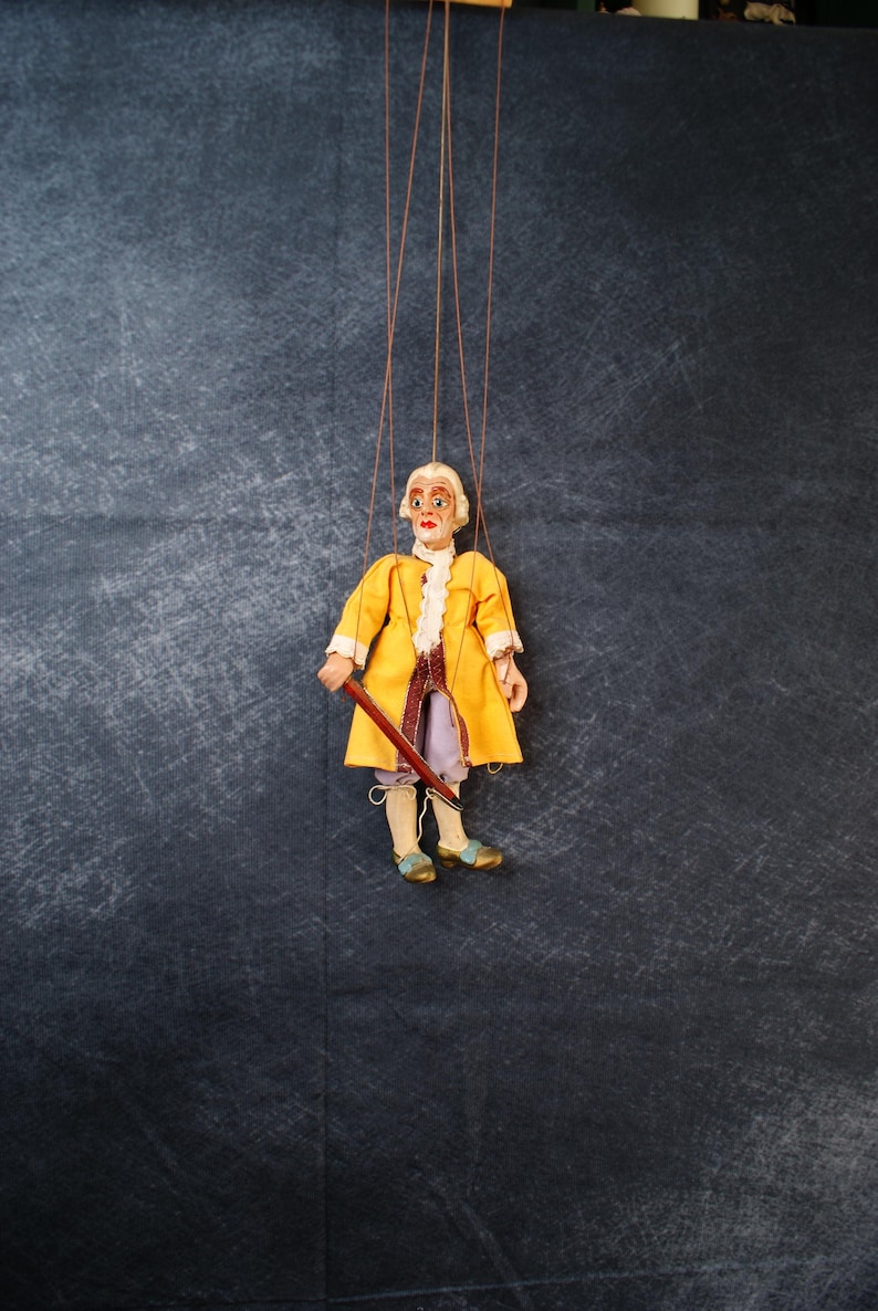 Vintage Marionette Puppet - Etsy UK