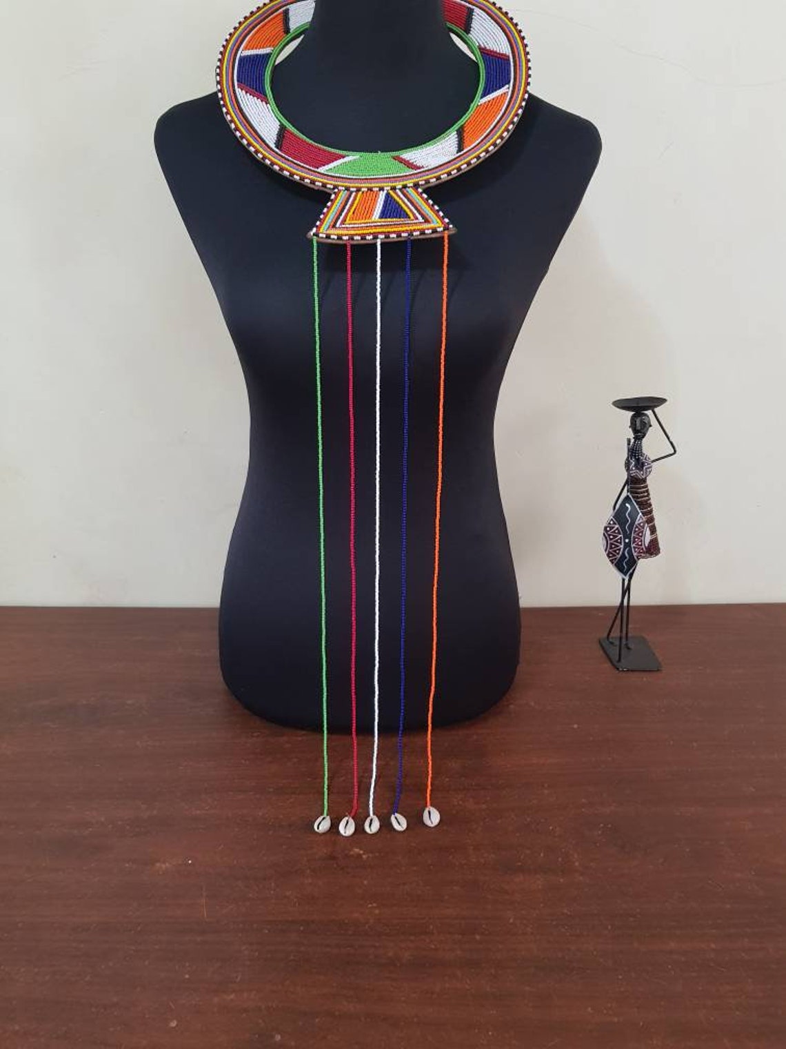 Maasai Collar Necklace Maasai Tribe Necklace Kenyan Etsy