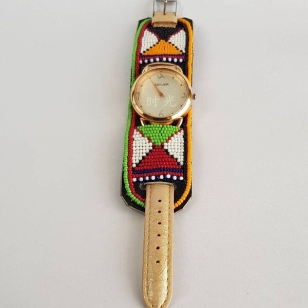 Beaded Watch - Etsy